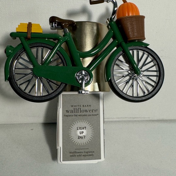 Bath & Body Works | Other | Bath Body Works Green Bicycle With Basket ...